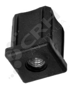 Square Threaded Tube Inserts, Stainless Steel - Equipment Legs, Feet ...